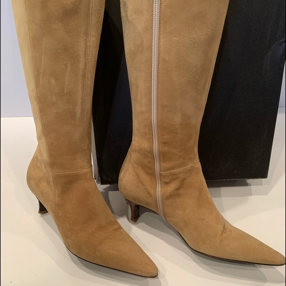 Fratelli Rossetti | Shoes | Euc Butter Soft Suede Boots Leather Lined ...